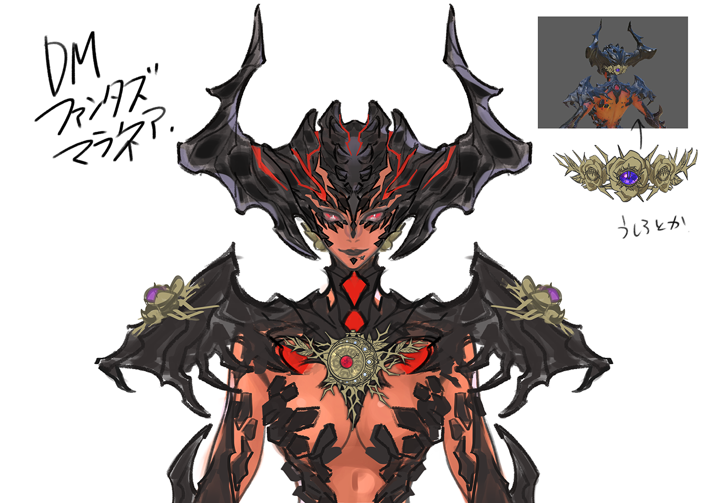 【魔女の解体新書】キャラクターデザイン④デーモン・マスカレイド | Bayonetta 3 開発ブログ